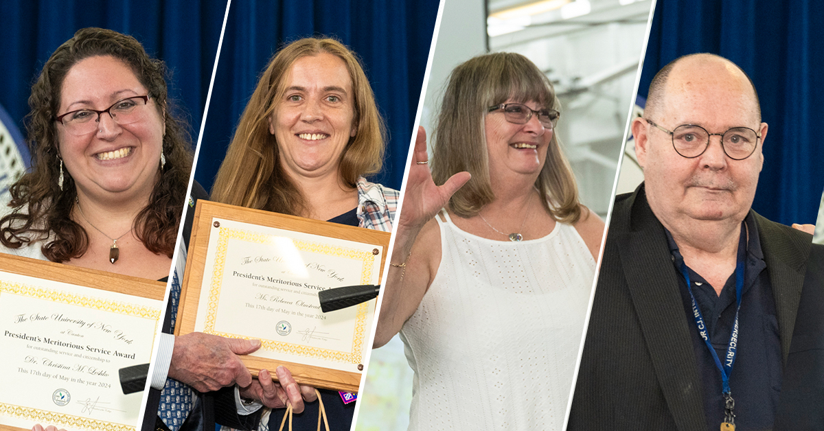 2024: SUNY Canton President Honors Meritorious Service Award Recipients | SUNY Canton
